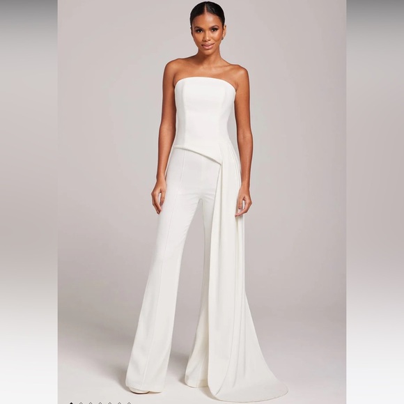 NADINE MERABI | Pants & Jumpsuits | Nadine Merabi Faye White Top ...